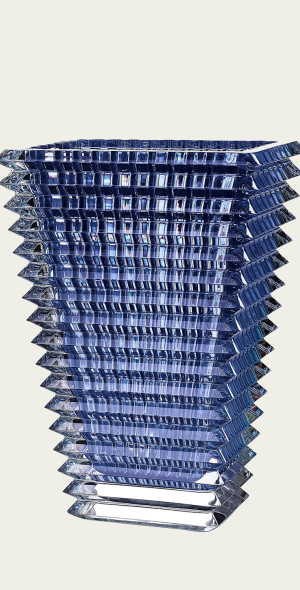 Baccarat - Blue Eye Large Rectangular Vase