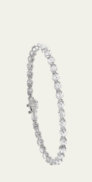 Boghossian - 18K White Gold Diamond Tennis Bracelet
