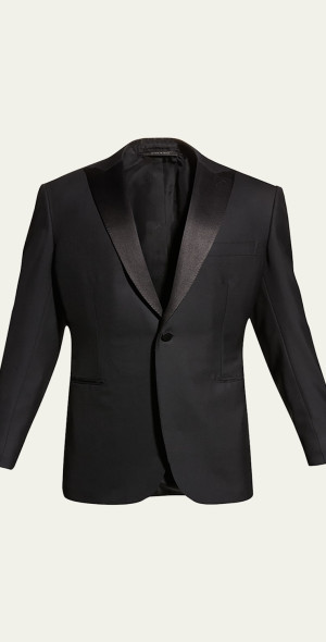 Brioni - Men's Solid Wool Tuxedo