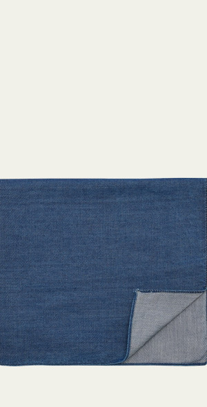 Brunello Cucinelli - Men's Denim Pocket Square