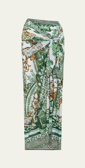 Camilla - Corridor of Calm Long Sarong Coverup