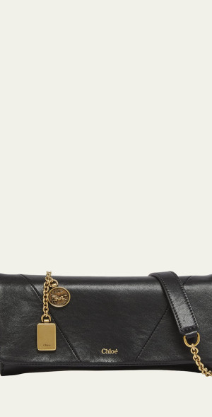 Chloe - Foulard Flap Crossbody Bag in Buffalo Leather
