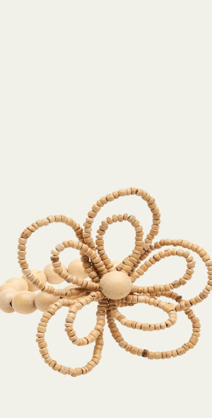 Deborah Rhodes - Open Daisy Wood Napkin Ring