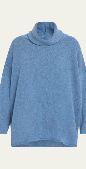 Eskandar - Wide A-line Monks Top (Mid Plus Length)