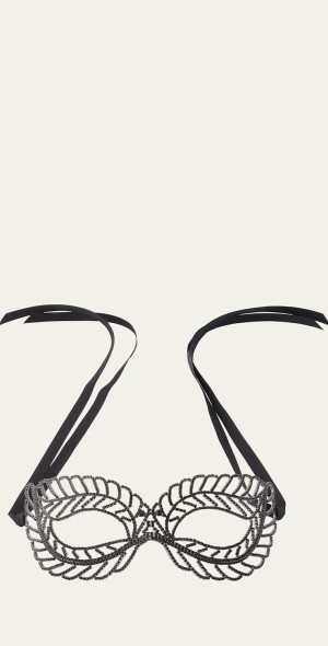 Exclusively Bergdorf Goodman - Crystal Caged Mask