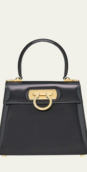 Ferragamo - Iconic Gancini Top-Handle Bag