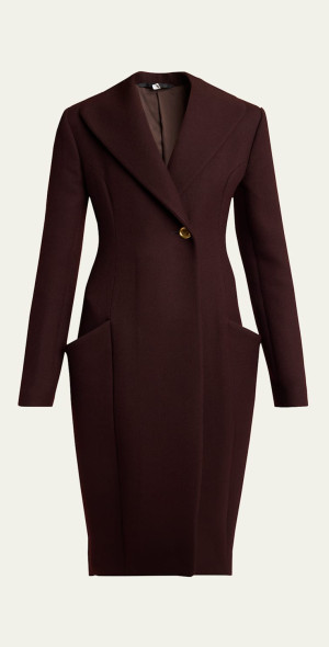 Givenchy - Tailored One-Button Wool Coat