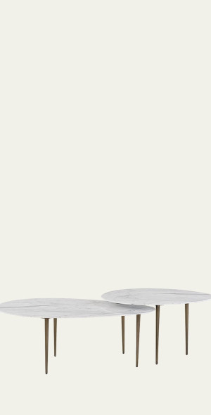 Interlude Home - Alexia Nesting Cocktail Tables