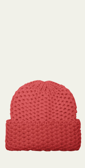 Inverni - Cashmere Honeycomb Knit Beanie