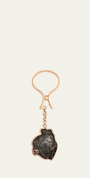 Jorge Adeler - Men's 18K Rose Gold Sikhote-Alin Meteorite Keychain