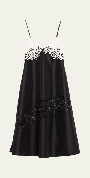 Kika Vargas - Kasha Cutout Colorblock Dress