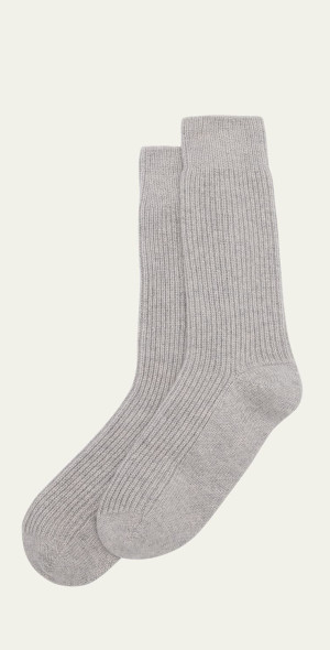 Lisa Yang - Zera Cashmere Rib Crew Socks