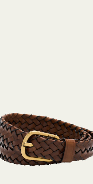 Loewe - Men's Woven Leather Belt