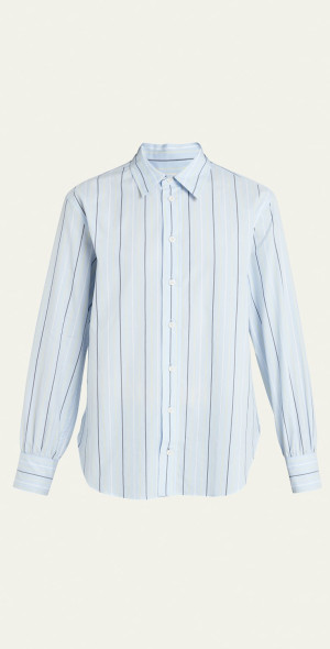 Marni - Stripe Oversize Poplin Button Up Shirt