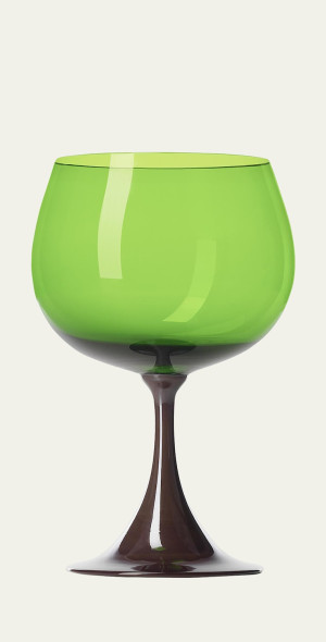 Nason Moretti - Burlesque Blueberry/Green Wine Glass, 29 oz.