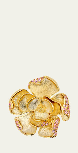 Oscar de la Renta - Rose Brooch