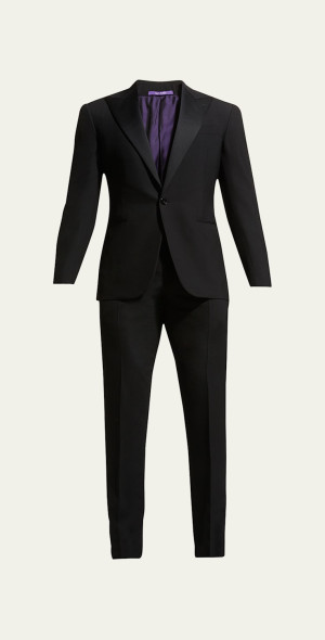 Ralph Lauren Purple Label - Men's Gregory Wool Barathea Peak Tuxedo
