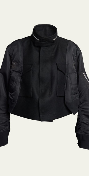 SACAI - Hybrid Cargo Pocket Jacket