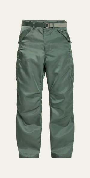 SACAI - x Spiewak Men's Shiny Twill Cargo Pants