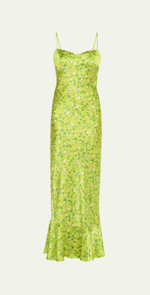 Saloni - Mimi B Satin Dress