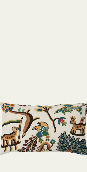 Schumacher - Colonial Crewel Pillow