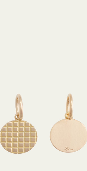 Sherman Field, 1967 - 18K Gold Small Circle Pyramid Medallion Pendant