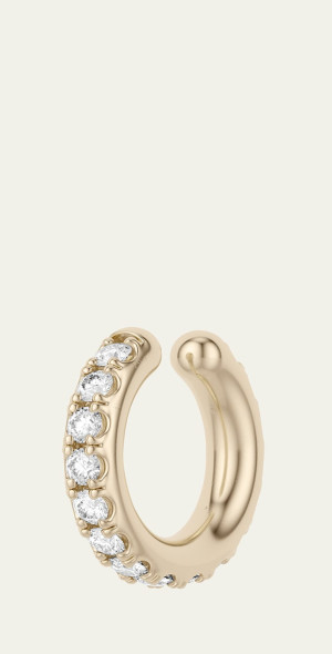 Spinelli Kilcollin - 18K Yellow Gold Eclipse Pave Diamond Ear Cuff