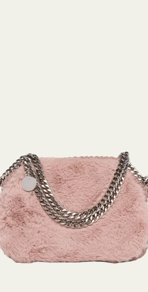 Stella McCartney - Fluffy Fabric Mini Shoulder Bag