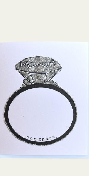 Verrier - Congratulations Ring Folded Card