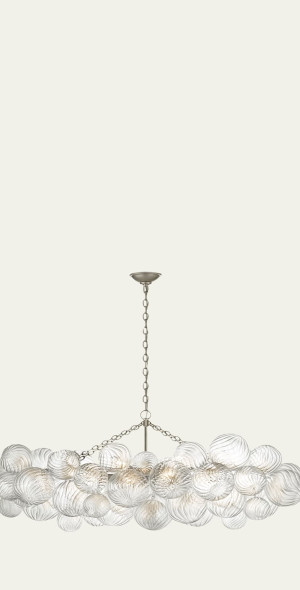 Visual Comfort Signature - Talia Medium Linear Chandelier By Julie Neill