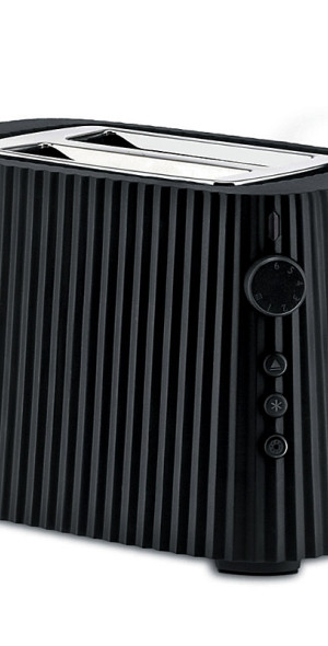 Alessi - Plisse 2 Slice Toaster, Black