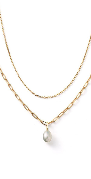 Ana Luisa - 10K Gold Cultured Freshwater Pearl Layers Set