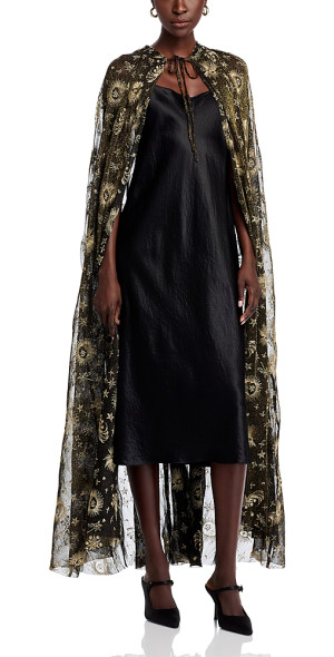 Aqua - x Wicked Mesh Hood Cloak