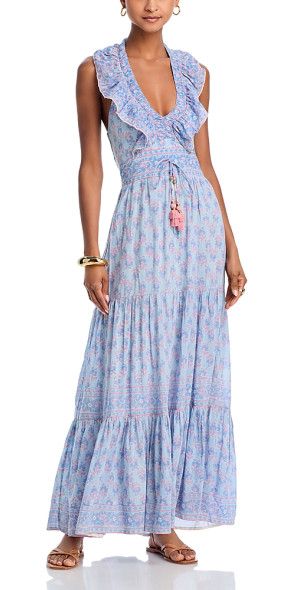 Bell - Allie Halter Floral Maxi Dress