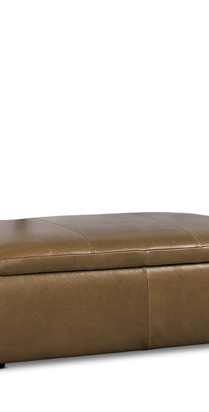 Bloomingdale's - Auburn Large Rectangle Storage Ottoman, in Leather