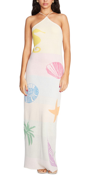 Capittana - Barbara Seashell Print Cover-Up Dress