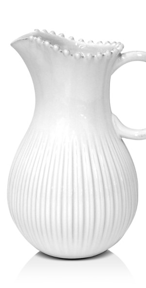 Costa Nova - White Pearl Pitcher