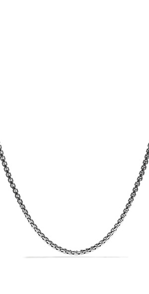 David Yurman - Box Chain Necklace in Sterling Silver, 3.6mm