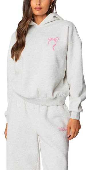 Edikted - Sasha Bow Detail Hoodie