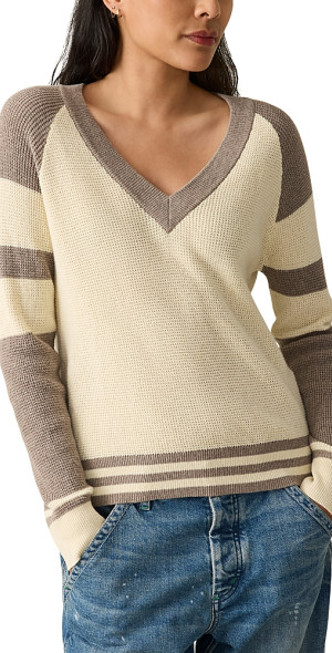 Faherty - Throwback V Neck Sweater