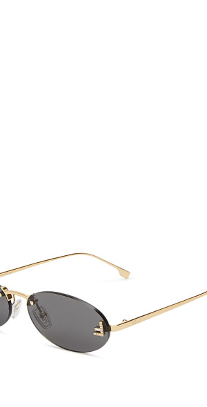 Fendi - Rimless Round Sunglasses, 54mm