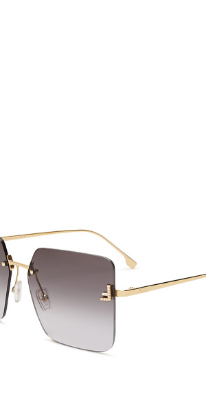 Fendi - Rimless Square Sunglasses, 59mm