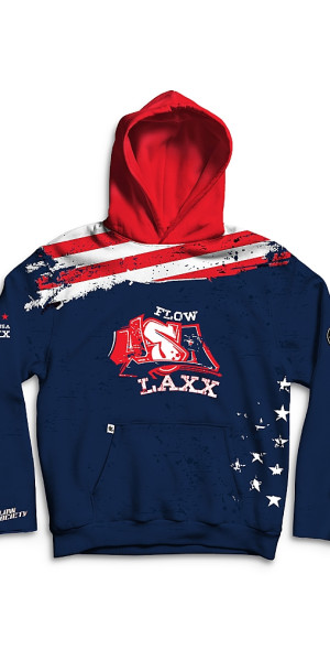 Flow Society - Boys' Flow Laxx Usa Hoodie