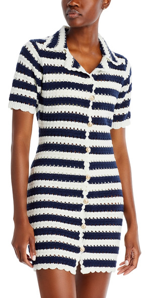 Fore - Crocheted Mini Dress