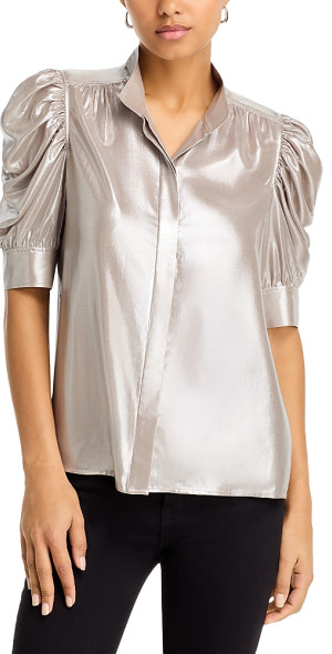 Frame - Gillian Metallic Blouse