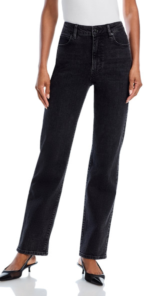 Frame - The Ruler Straight Leg Jeans in Grit