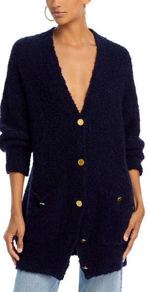 Frame - V Neck Boyfriend Cardigan