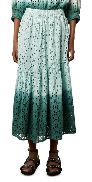 Gerard Darel - Derine Cotton Eyelet Skirt