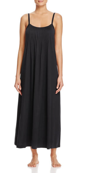 Hanro - Juliet Pleated Long Spaghetti Gown