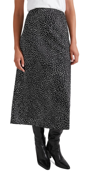 Hobbs London - Jas Satin Midi Skirt